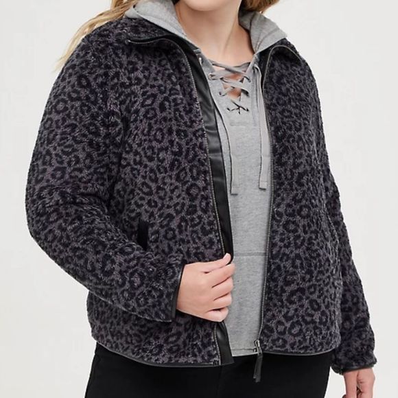 torrid | Jackets & Coats | Torridzip Front Jacket Faux Shearling ...